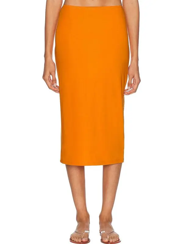 ALFIE Tube Skirt - Apricot Orange