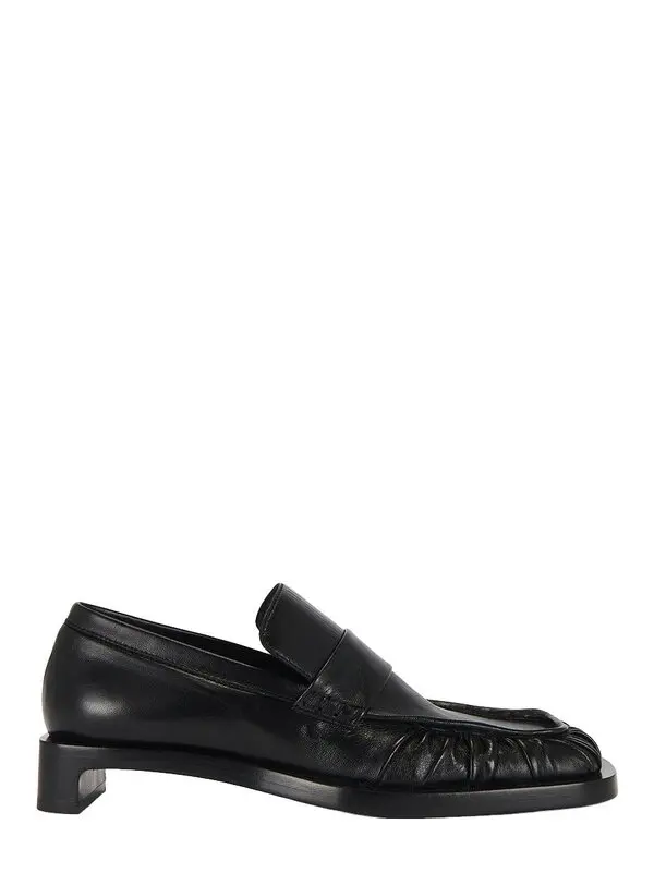 JIL SANDER Heeled Loafer - Black