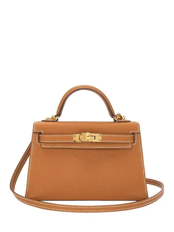 Hermès Epsom Kelly 20 Handbag - Gold