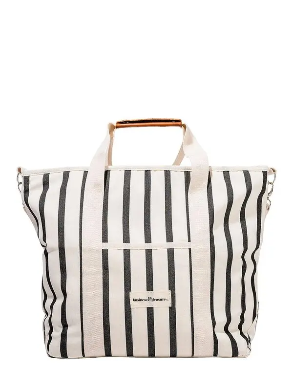 BUSINESS & PLEASURE Cooler Tote Bag - Monaco Black Stripe