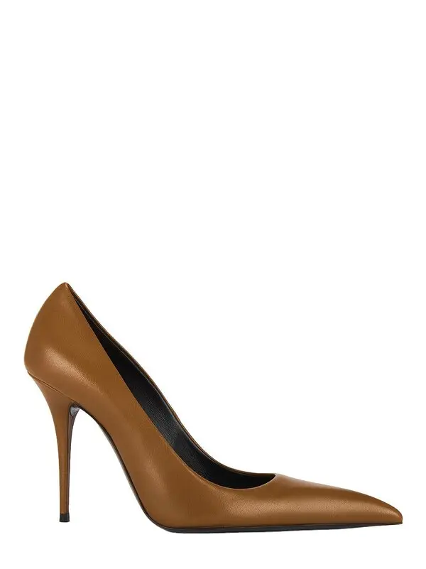 Saint Laurent Elysee Pump - Dark Macadamia