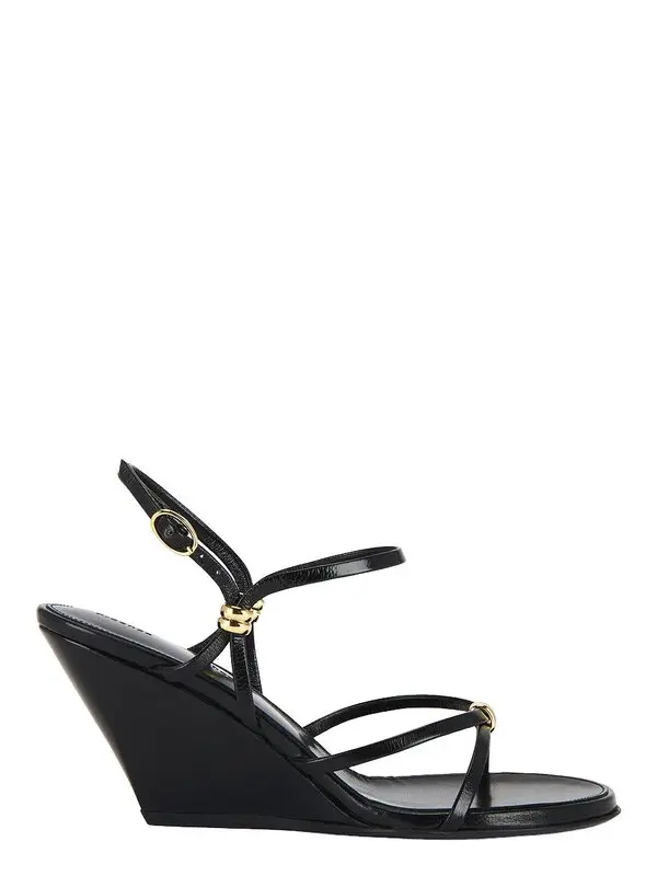Proenza Schouler Coil Wedge Sandal - Black