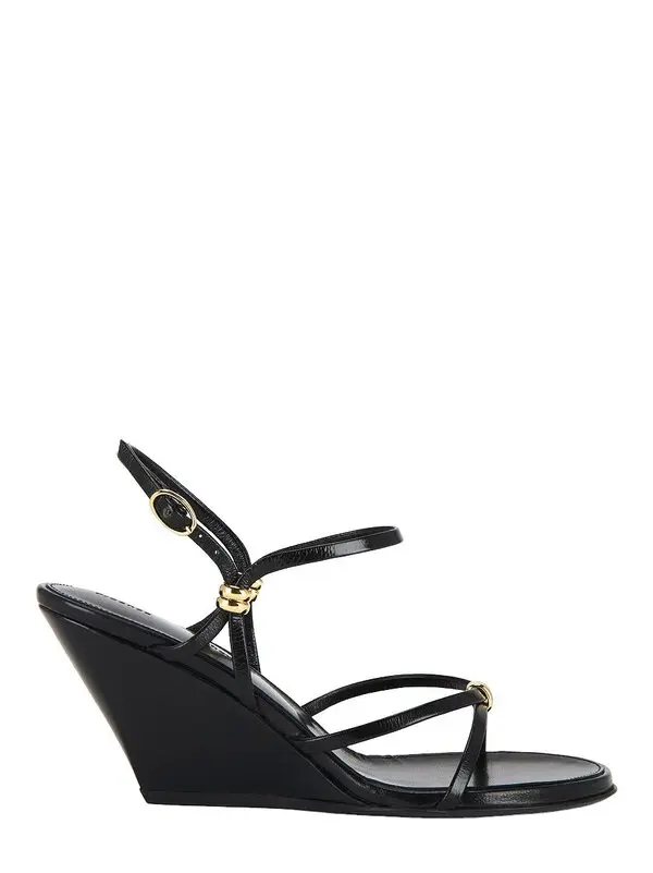 Proenza Schouler Coil Wedge Sandal - Black