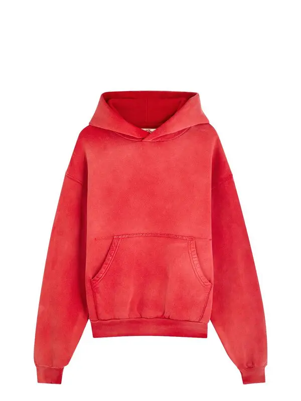 CHERRY LOS ANGELES Hooded Cotton Sweatshirt - Red