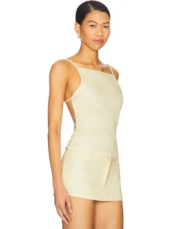 Lioness Horizon Tie Top - Lemon
