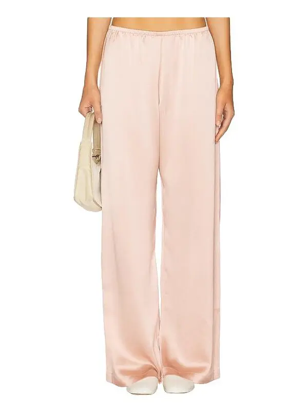 LESET Barb Wide Leg Pant - Pink