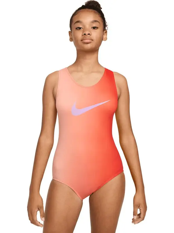 Nike Gymnastics Sunrise Ombre Performance Leotard - Orange