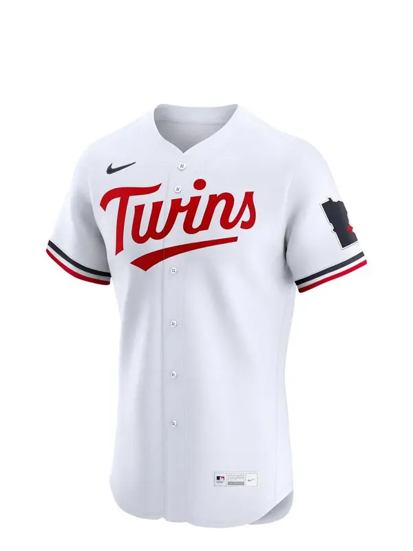 Nike Minnesota Twins Dri-fit Adv Mlb Elite Jersey - White