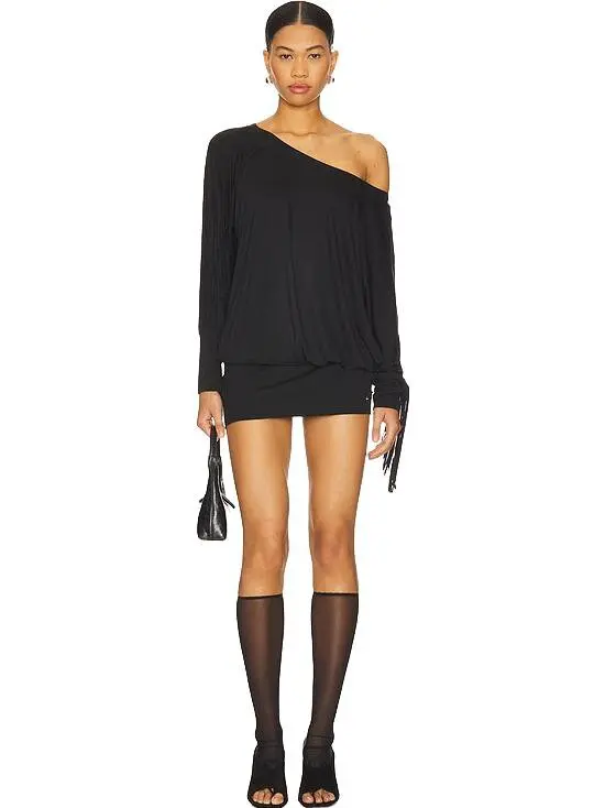 NIIHAI Charli Fringe Dress - Black