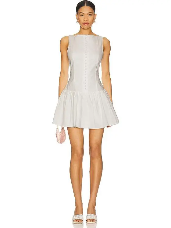 MORE TO COME Kingsley Mini Dress - White