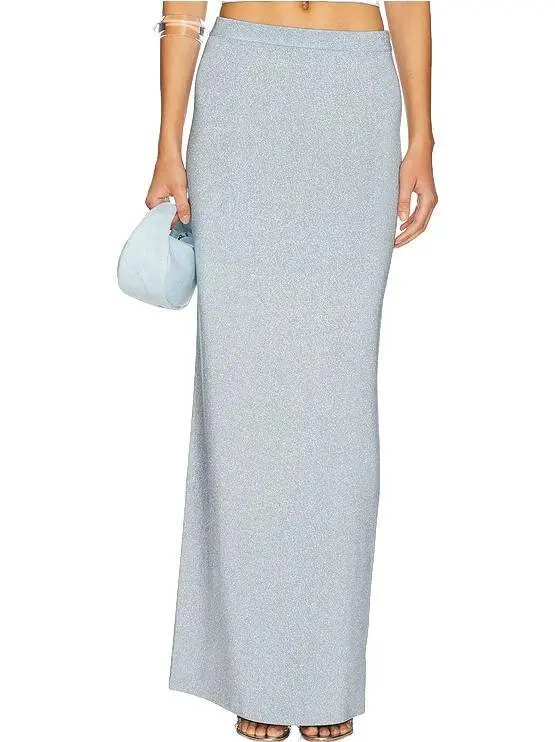 LOVERS AND FRIENDS Carla Maxi Skirt - Ice Blue