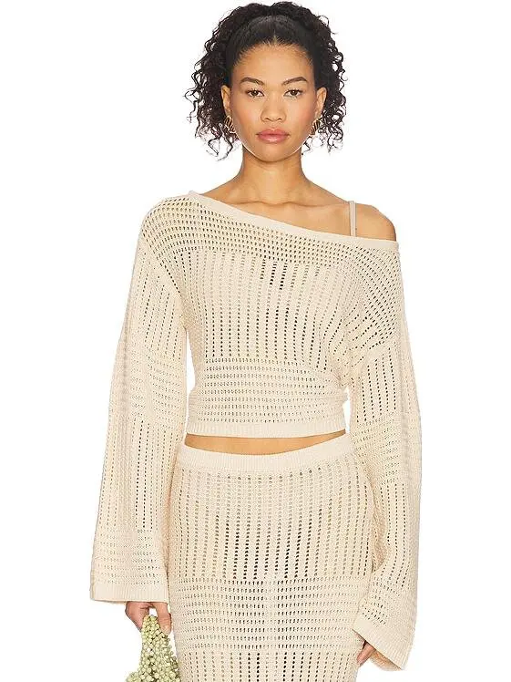LOVERS AND FRIENDS Aneta Knit Top - Sand