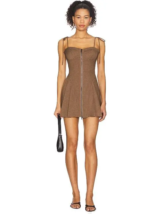 Superdown Elanor Mini Dress - Brown