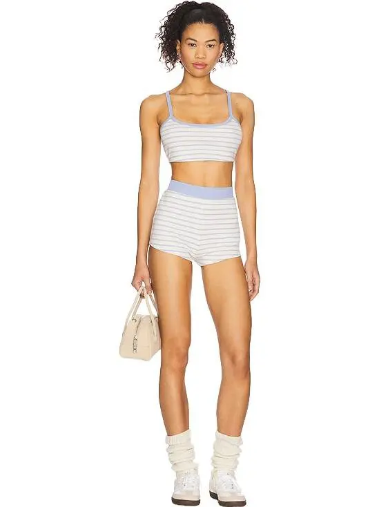 Superdown Breslyn Short Set - White & Blue