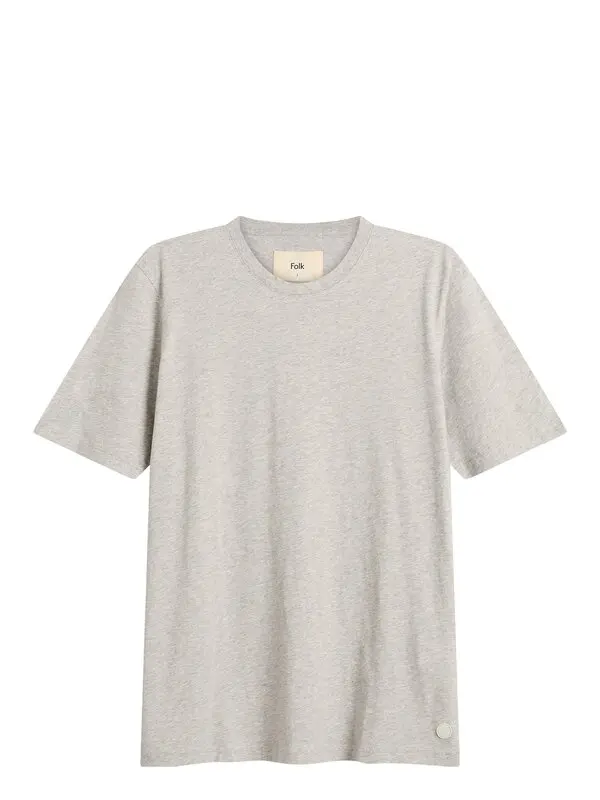 Folk Assembly T-shirt - Light Melange Grey