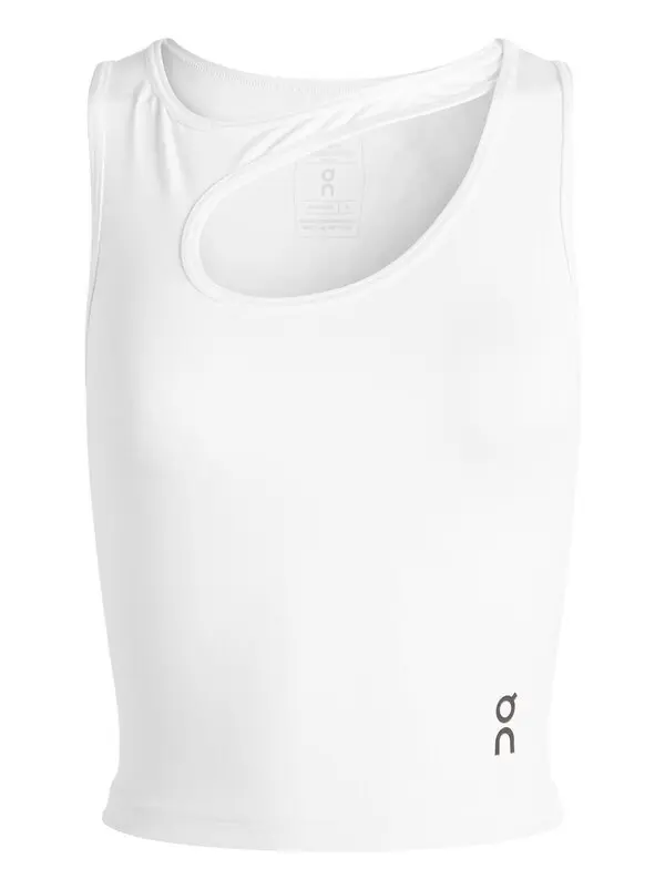 On Studio Cut Out Crop Top - White