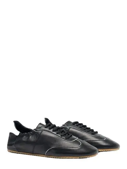 SCAROSSO Riley Sneakers - Black - Calf