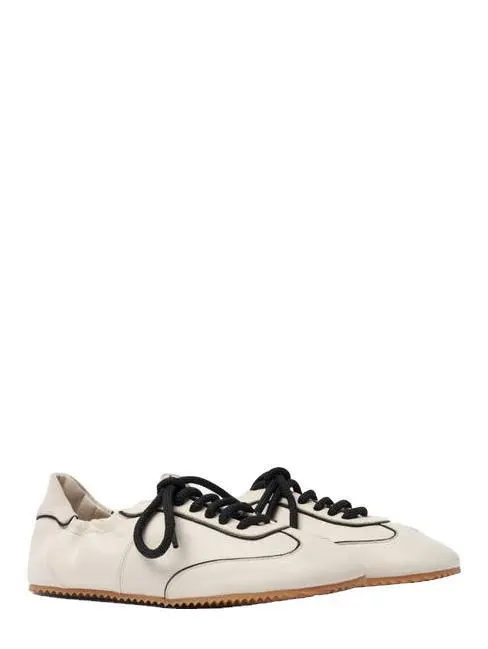 SCAROSSO Riley Sneakers - Off White - Calf
