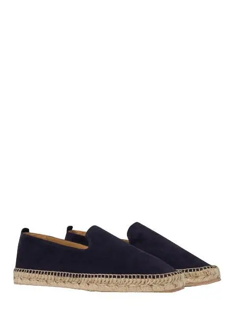 SCAROSSO Martin Espadrilles - Blue - Suede