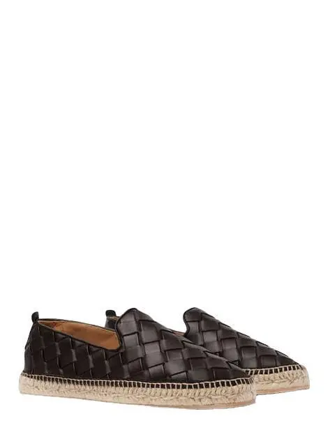 SCAROSSO Martin Espadrilles - Dark Brown - Calf