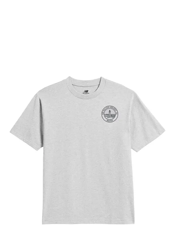 NEW BALANCE Crest Graphic T-shirt - Ash Heather