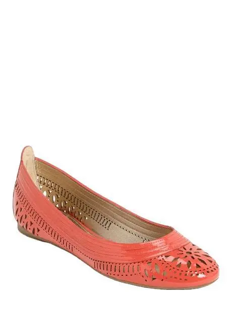 Sigerson Morrison Andromeda Patent Leather Flats - Fragola