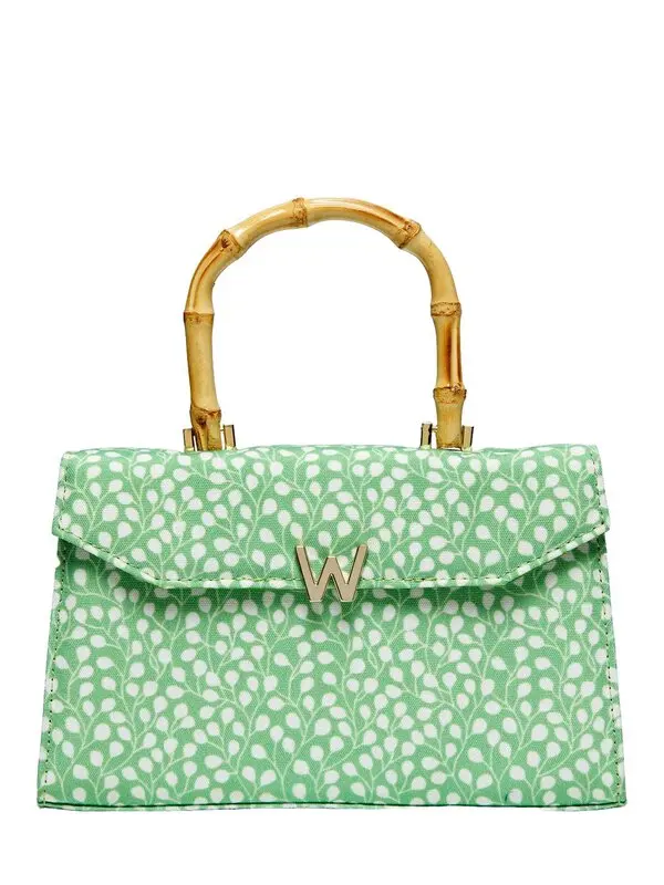 Wolf Evie Large Bag - Green Leaves