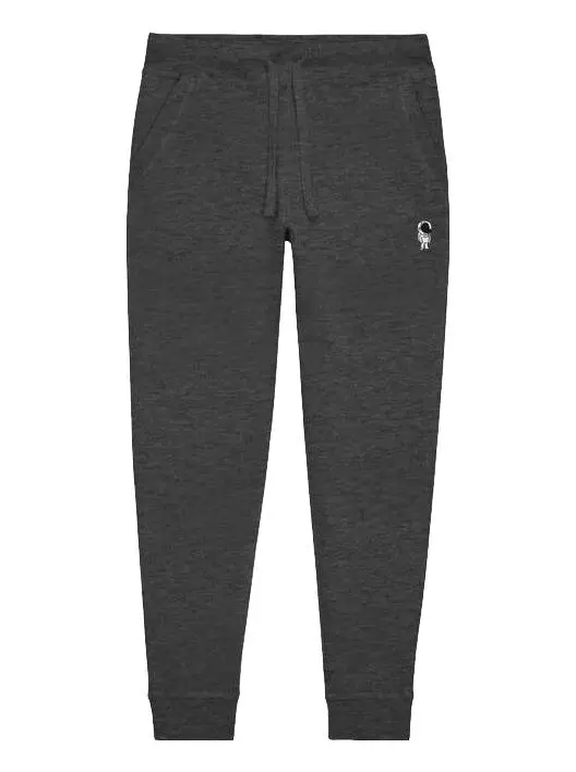 DALIX Astronaut Midweight Fleece Jogger Pant - Charcoal Htr