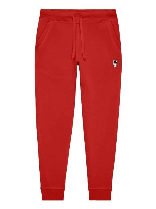DALIX Astronaut Midweight Fleece Jogger Pant - Red