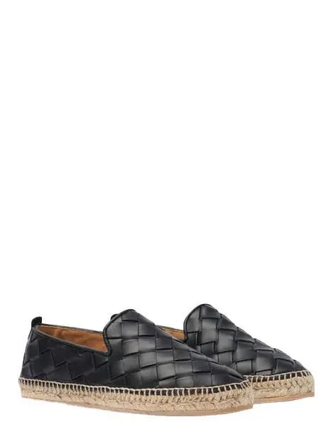 SCAROSSO Martina Espadrilles - Black - Calf