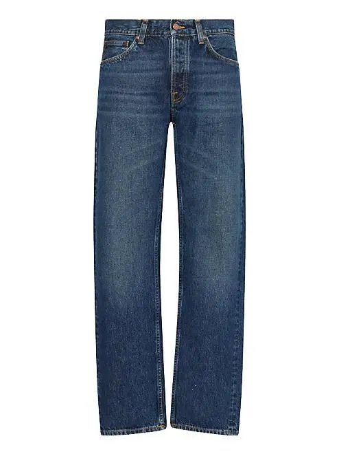 Nudie Jeans Rad Rufus Straight-leg Denim Jeans - Blue Soil