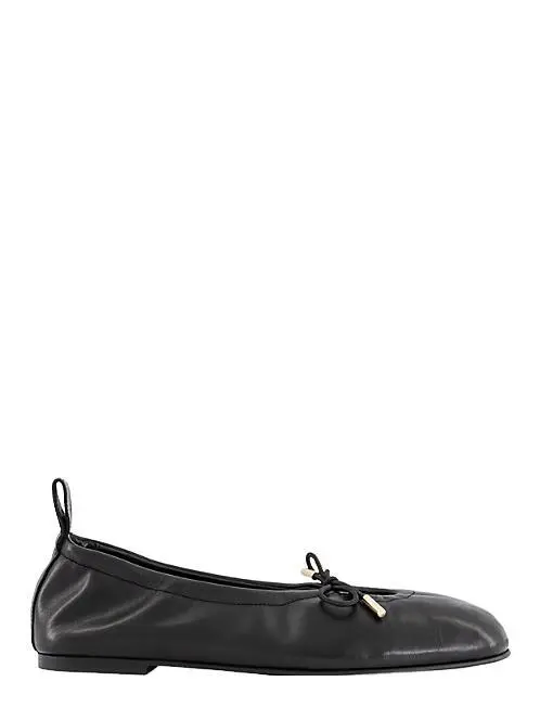 ALOHAS Rosalind Leather Ballet Flats - Black