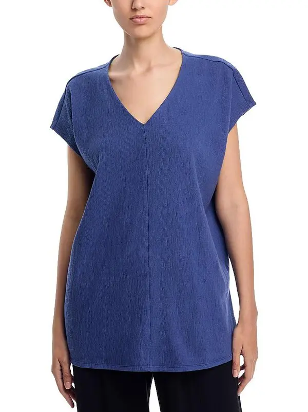 Eileen Fisher Textured Tunic - Bluet