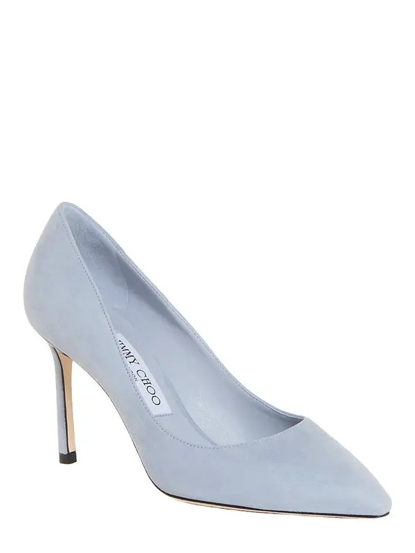 JIMMY CHOO Romy 85 Pointed Toe Pumps - Light Hazel