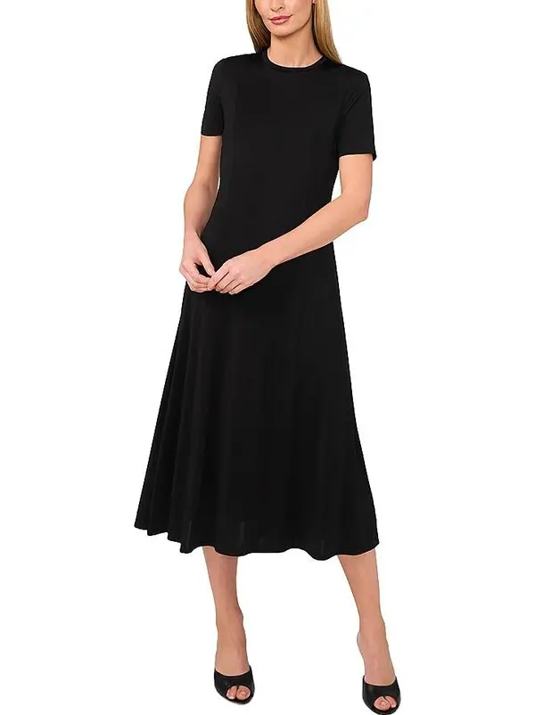 Ted Baker London Jersey Midi Dress - Rich Black