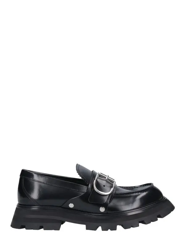 Alexander McQueen Flat Loafers - Black