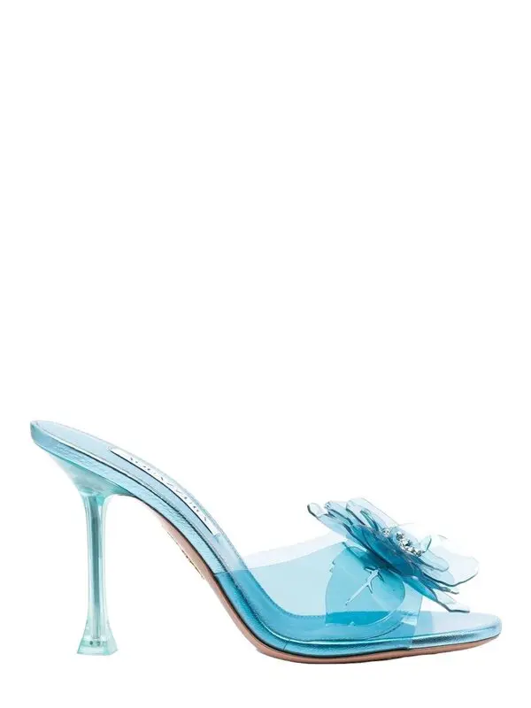 AQUAZZURA Zsa Zsa 95mm Mules - Blue
