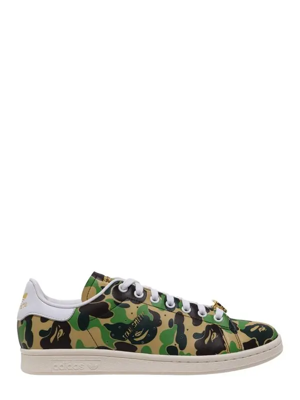 Adidas Bape X Stan Smith 30th Anniversary Abc Camo Sneakers - Green