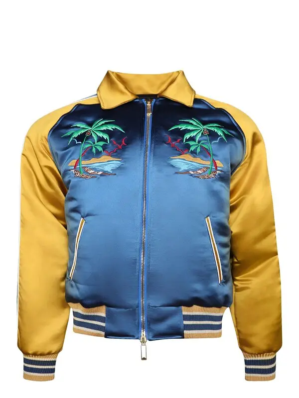 Rhude Palm Eagles Souvenir Jacket - Blue