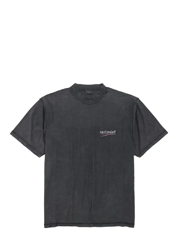Balenciaga Cotton Inside-out T-shirt - Beige