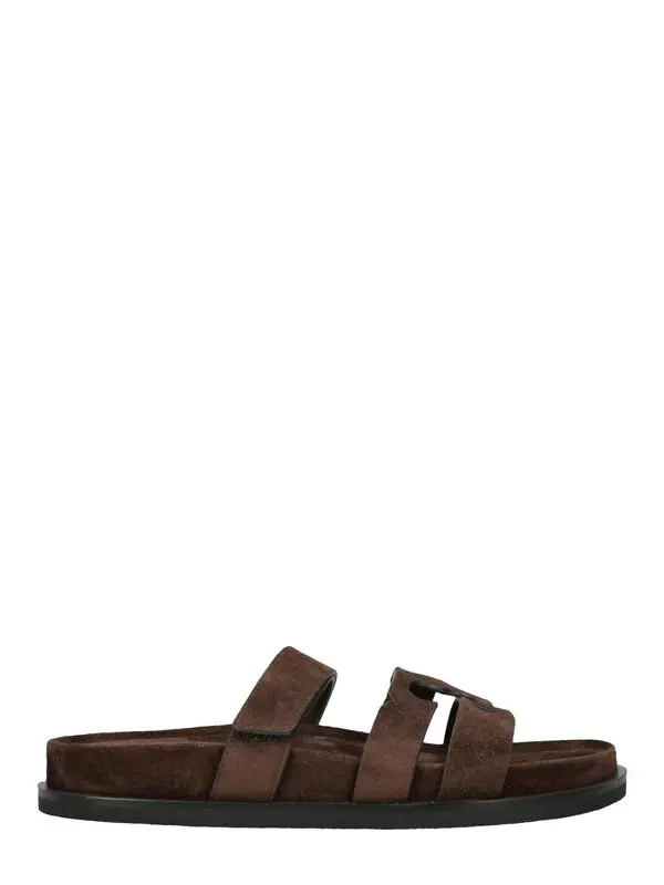 Tory Burch Ines Sport Slides - Brown