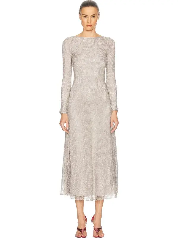 Alaïa Chain Dress - Argent