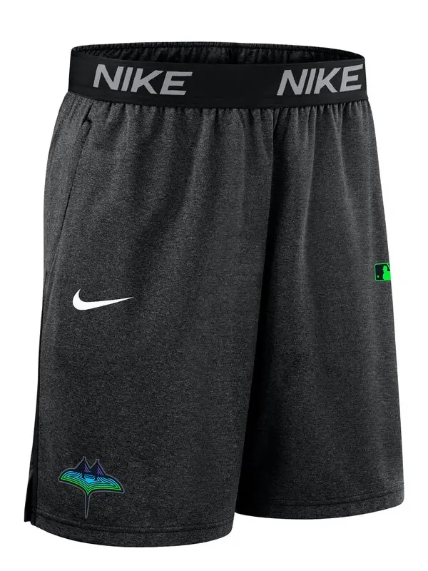 Nike Tampa Bay Rays Authentic Collection City Connect Dri-fit Mlb Shorts - Black