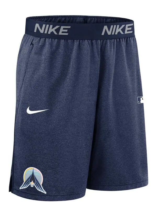 Nike Minnesota Twins City Connect Dri-fit Mlb Shorts - Blue