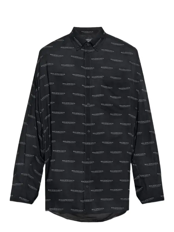 Balenciaga Longline Shirt - Black