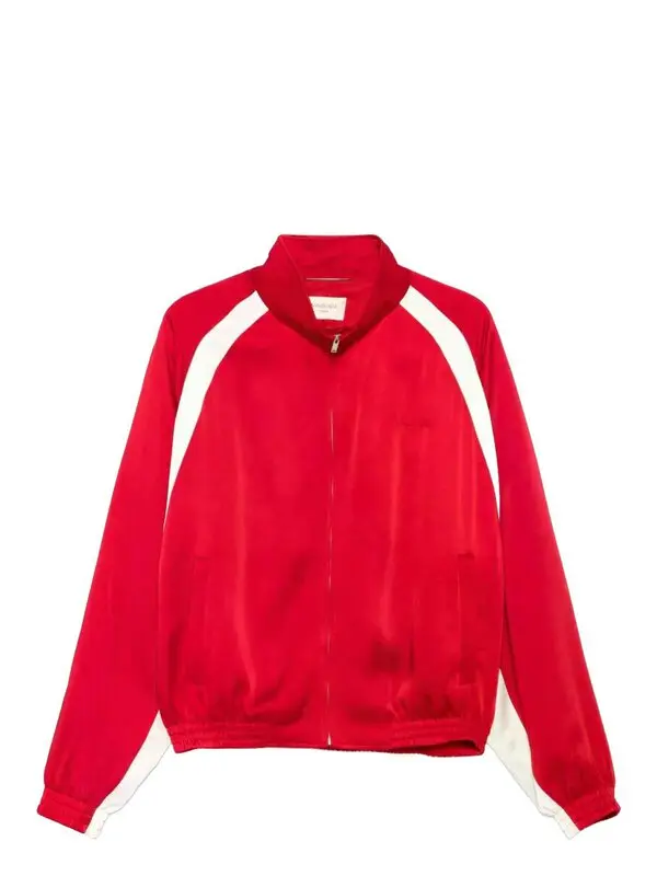 Saint Laurent Embroidered Logo Sweatshirt - Red