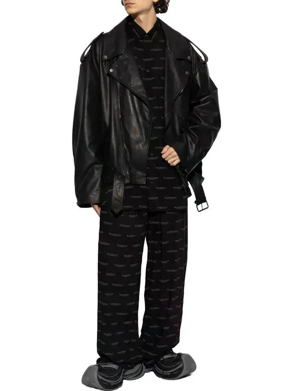 Balenciaga Monogram Trousers - Black