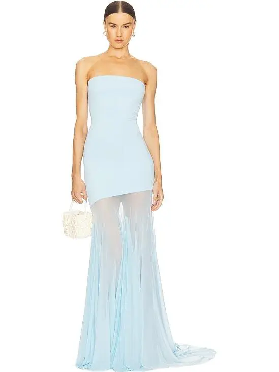 DEME BY GABRIELLA Dahlia Gown - Blue