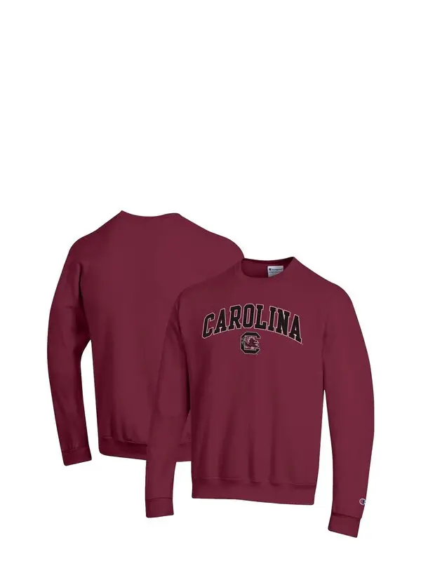 Champion South Carolina Gamecocks Arch Over Logo Pullover Sweatshirt - Garnet
