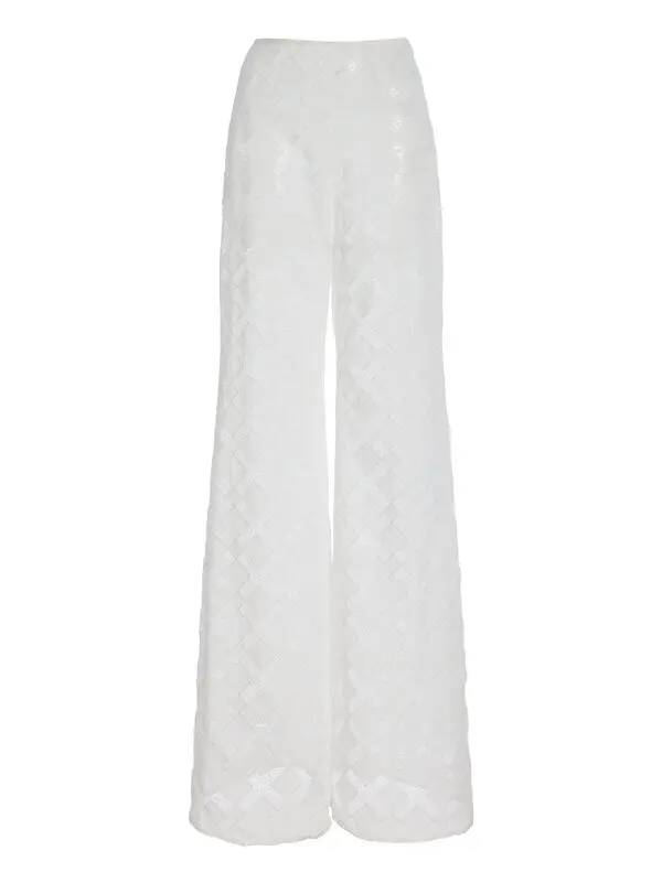 Tove Kaia Cotton Trousers - White